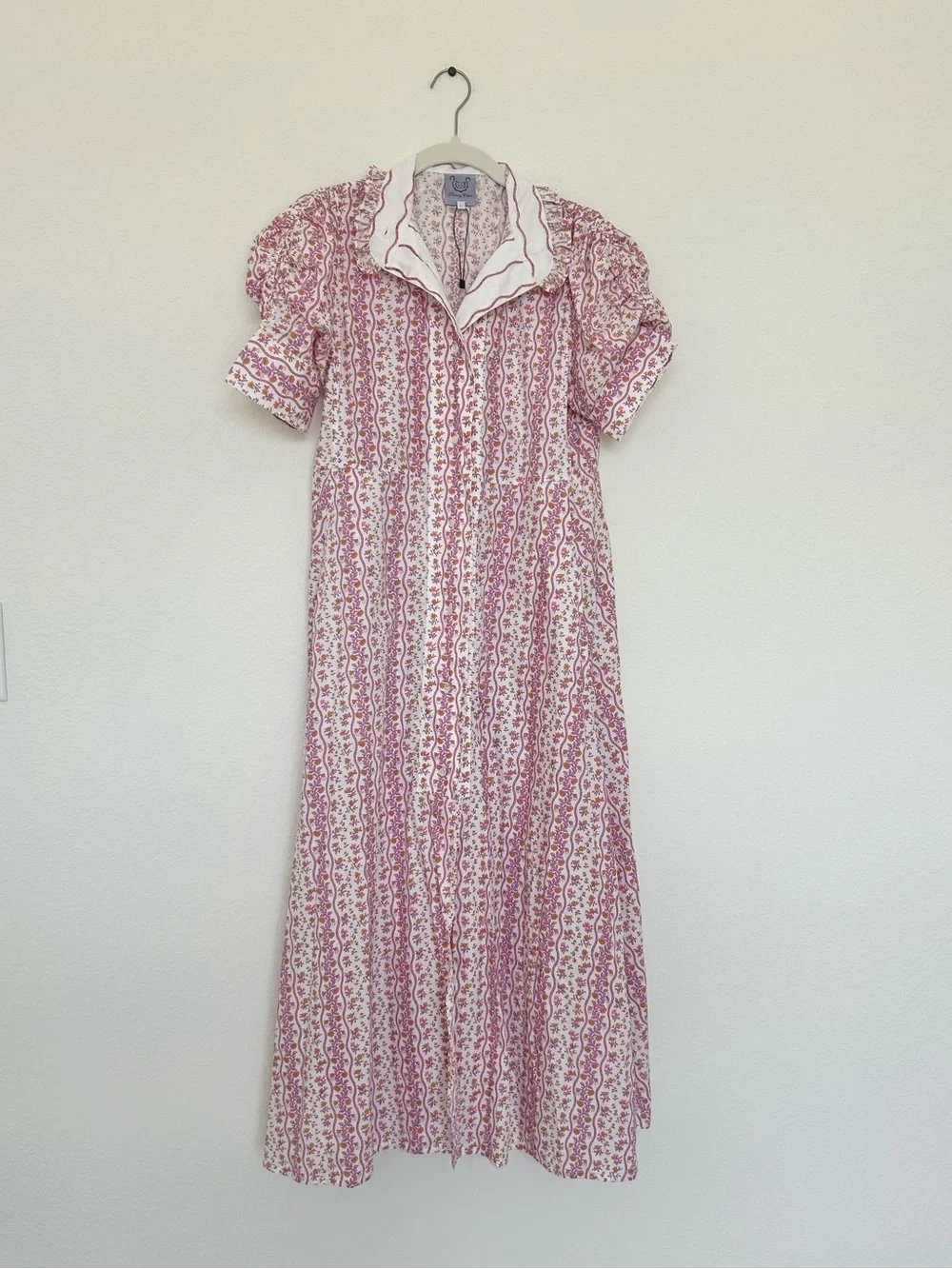 Thierry Colson | Dresses | Thierry Colson Pink Floral Venetia Midi ...